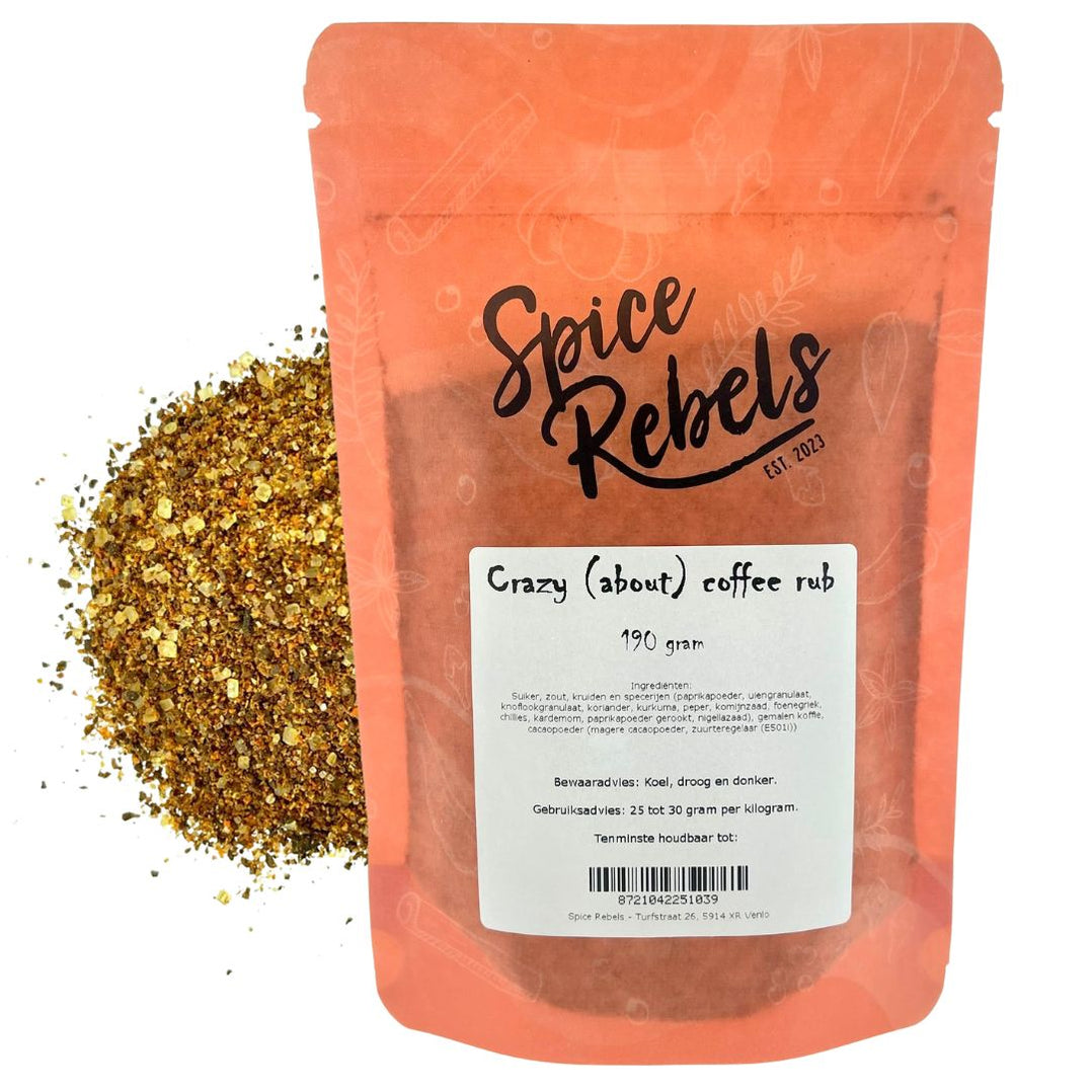 Crazy (about) coffee rub kopen bij Spice Rebels